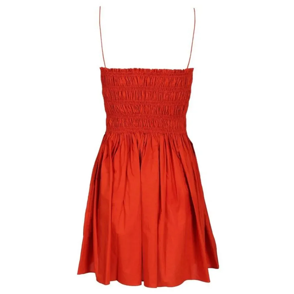 Matteau | Dresses | Matteau Women Shirred Bodice Mini Dress | Poshmark